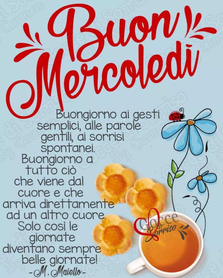 50 Buon Mercoledì immagini con frasi - CiaoBuongiorno.it 50 Buon Mercoledì immagini con frasi - CiaoBuongiorno.it